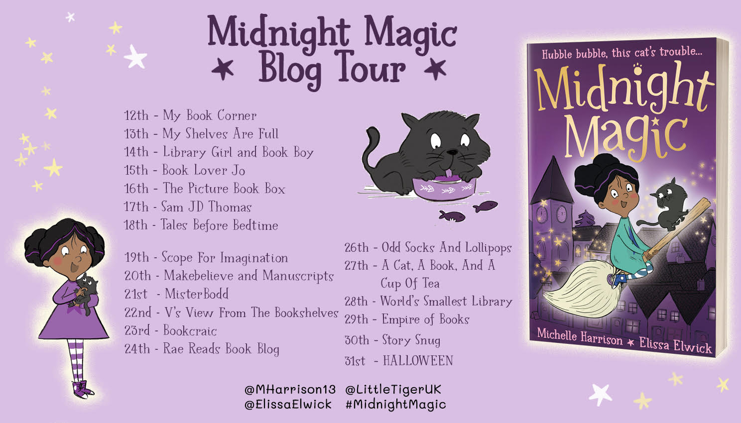 Midnight Magic by Michelle Harrison & illustrated by Elissa Elwick ...