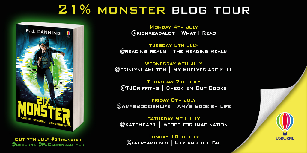 21% Monster by P.J. Canning ~ Blog Tour – Scope for Imagination