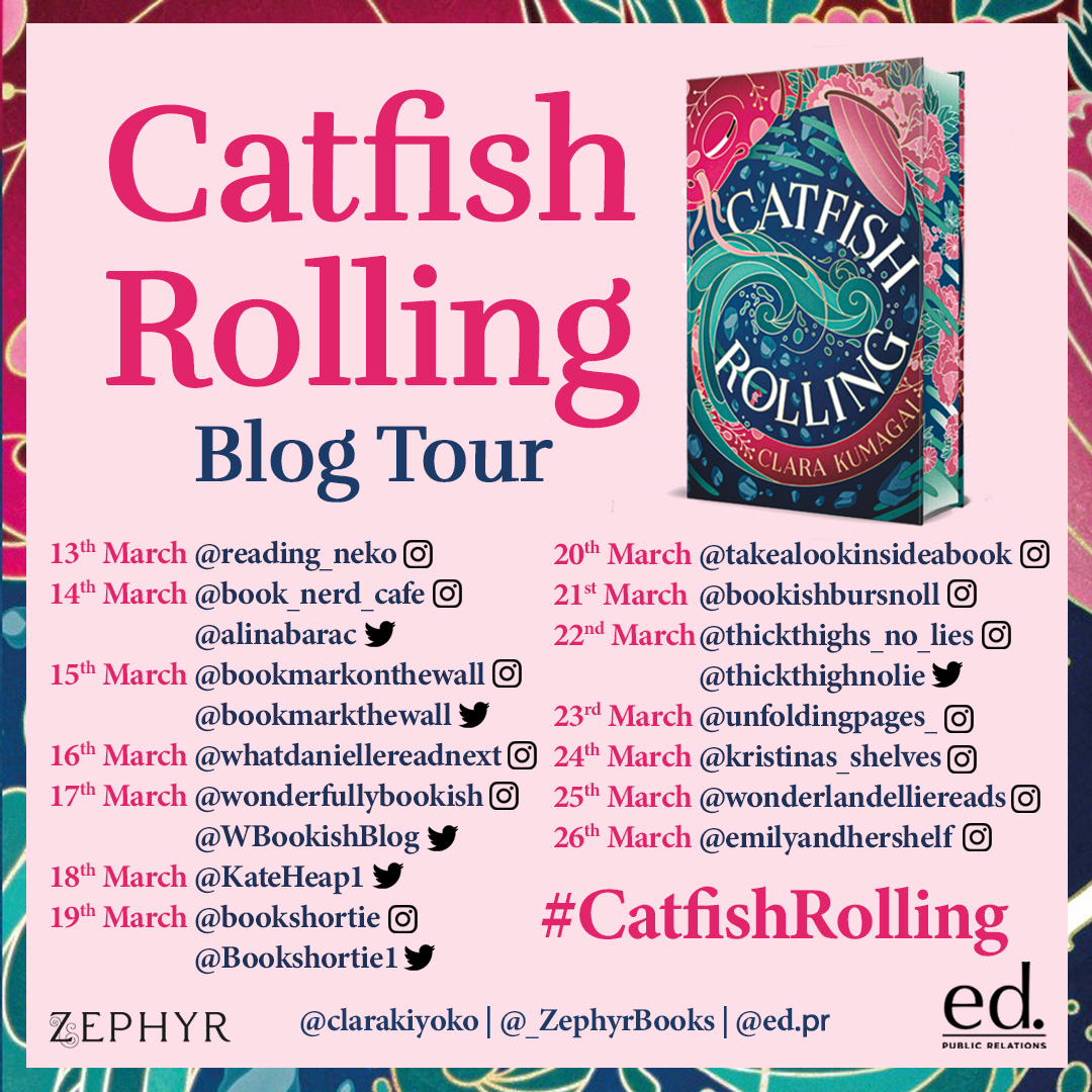 Catfish Rolling by Clara Kumagai ~ Blog Tour – Scope for Imagination