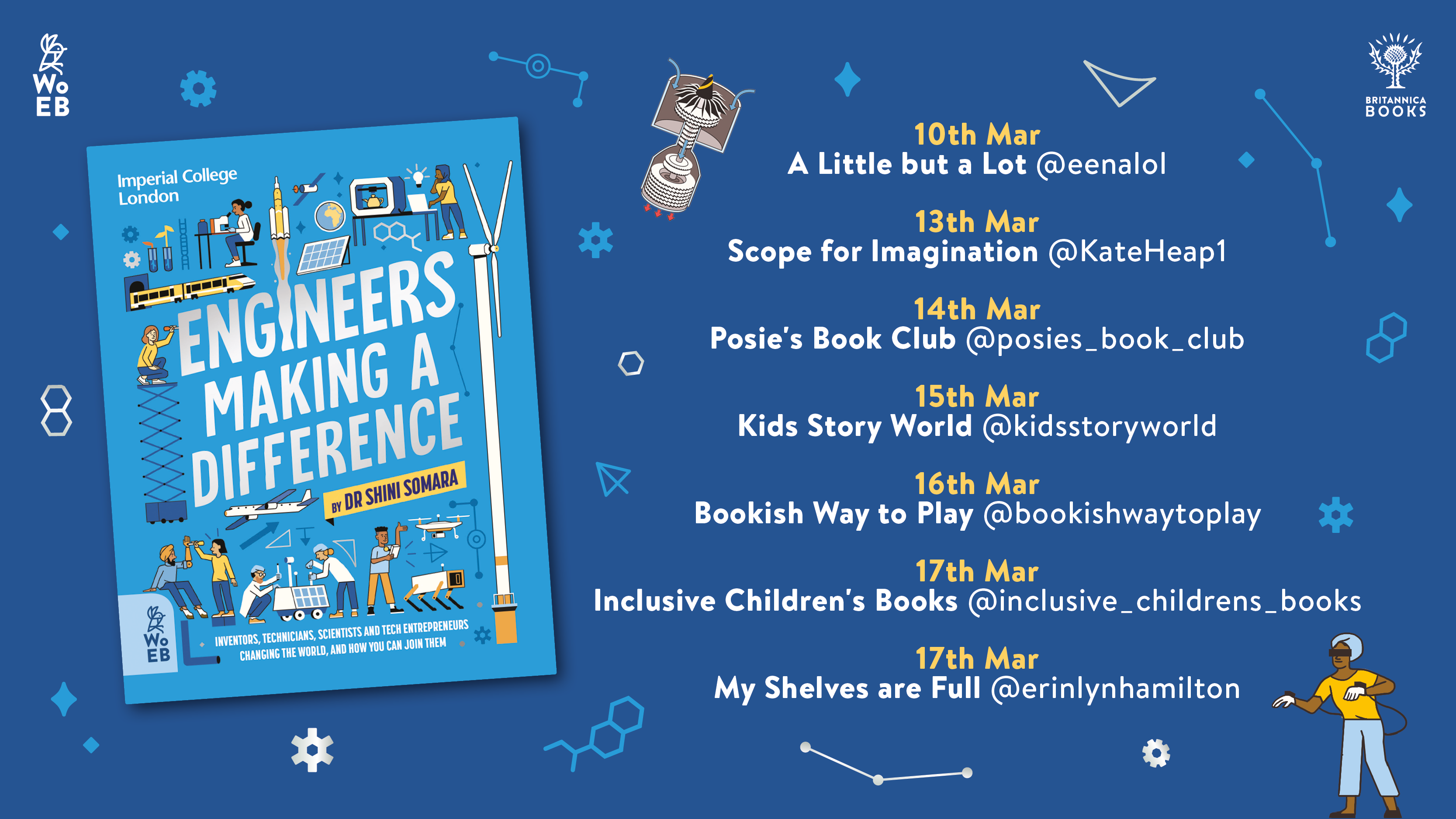 Engineers Making a Difference by Dr Shini Somara ~ Blog Tour – Scope for Imagination